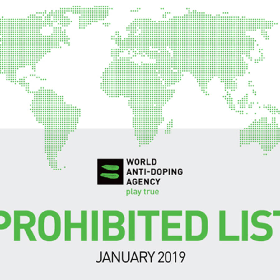 WADA publishes 2019 List of Prohibited Substances and Methods | World ...